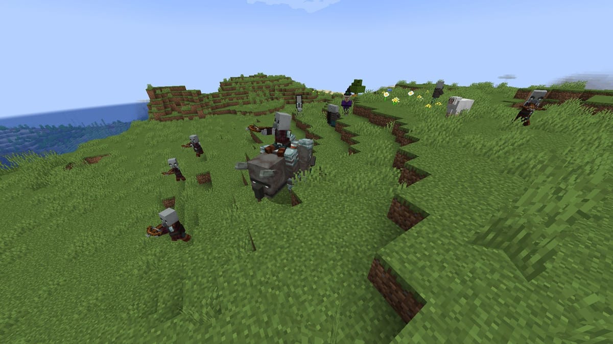 How to survive and defeat a raid in Minecraft