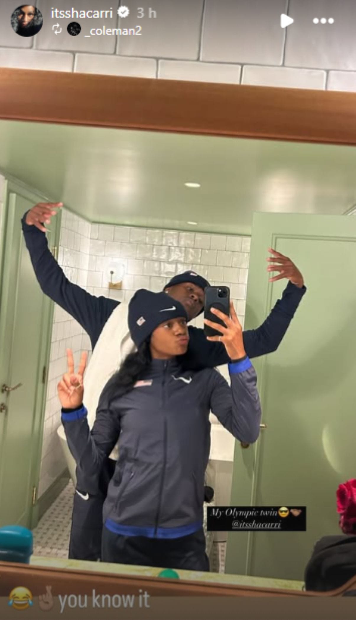 "Thank you for being you" - Christian Coleman pens heartfelt note for ...