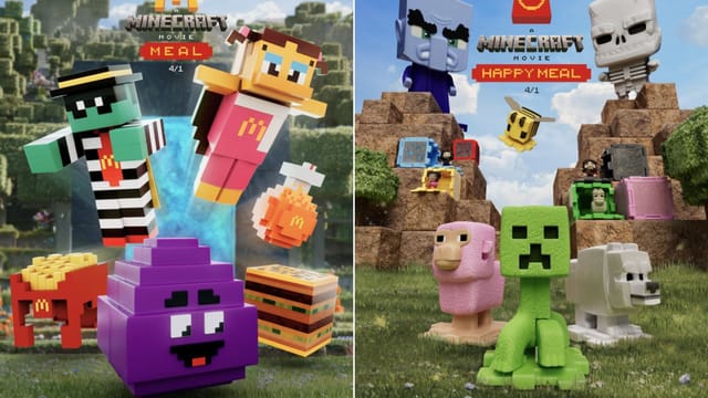All McDonald's Minecraft Happy Meal toys