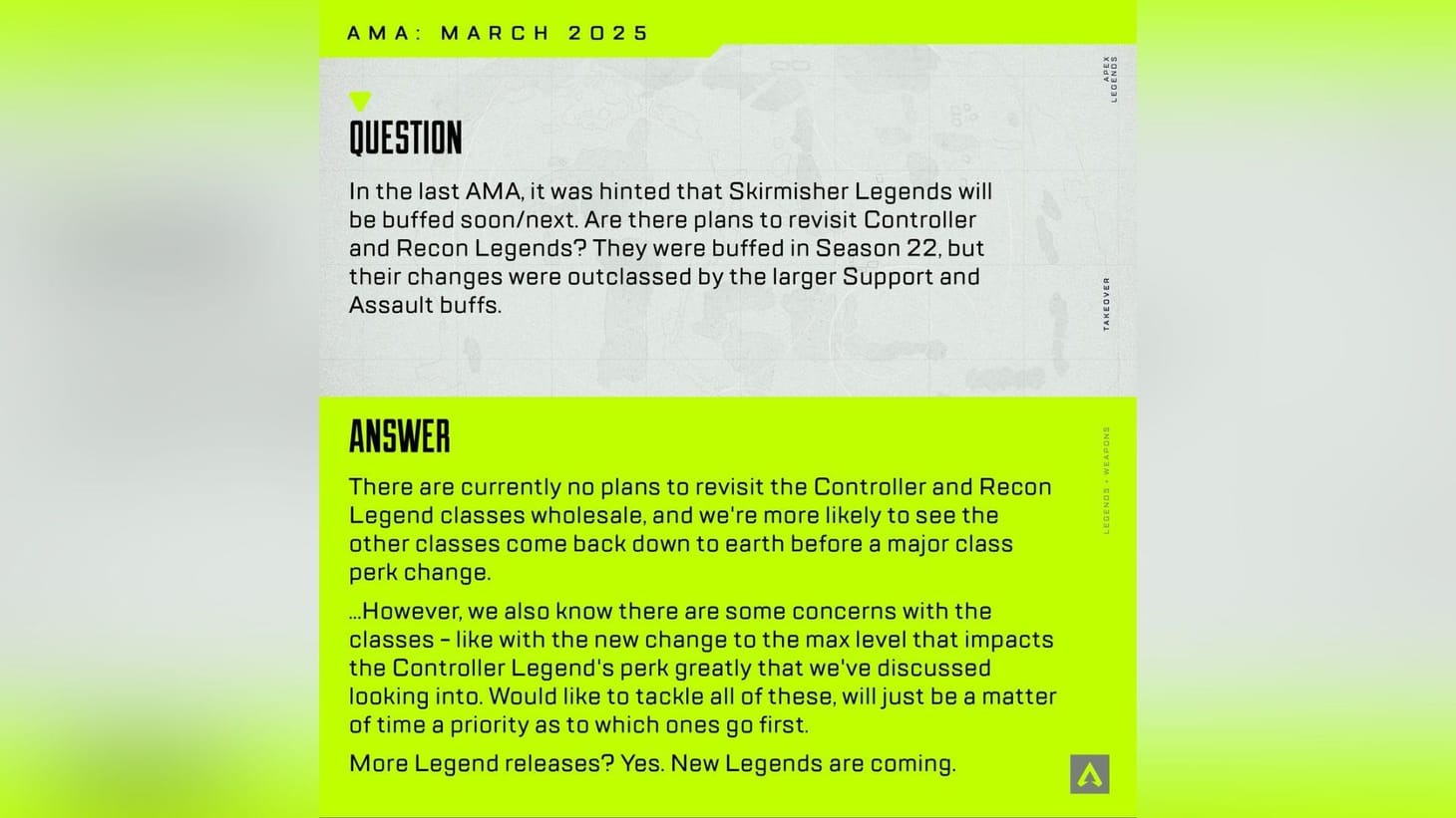 5 takeaways from the latest Apex Legends developer AMA