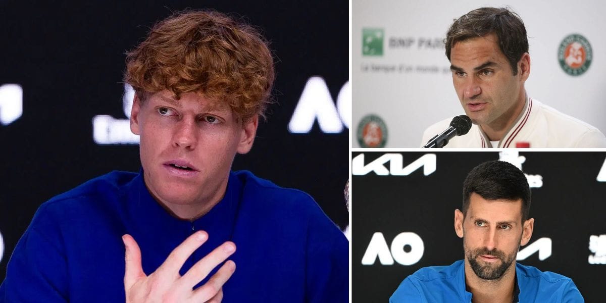 "Jannik Sinner wouldn't take advice from Roger Federer, Novak Djokovic": Fans react as Italian's ...