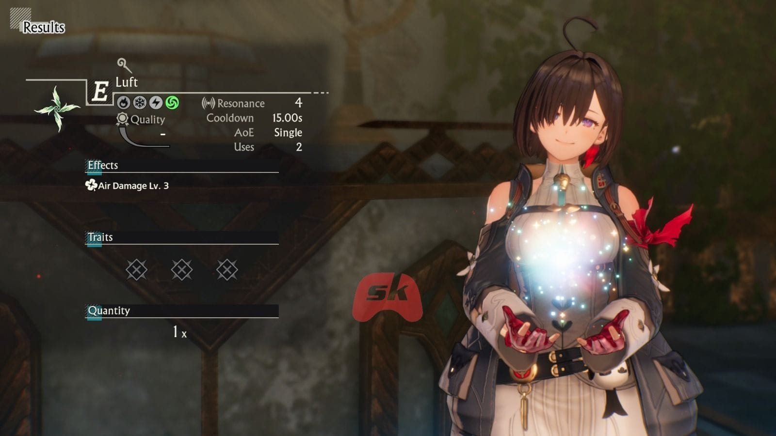 Synthesis system in Atelier Yumia: The Alchemist of Memories and the ...