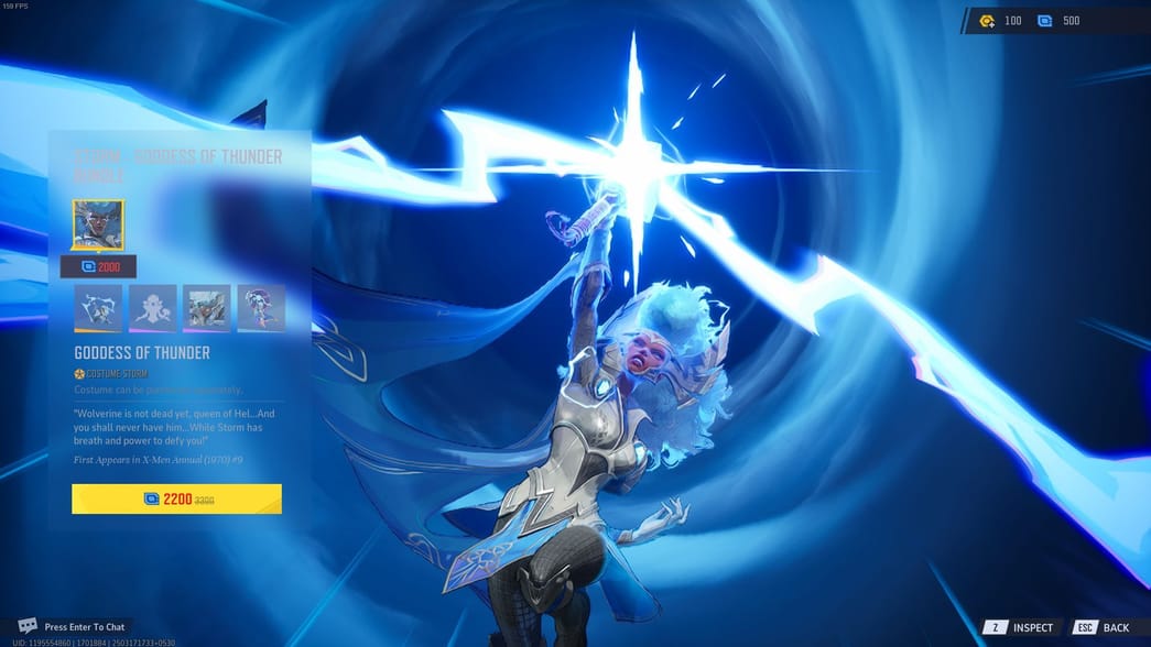 Storm skin: All Marvel Rivals Storm skins: tier list and prices