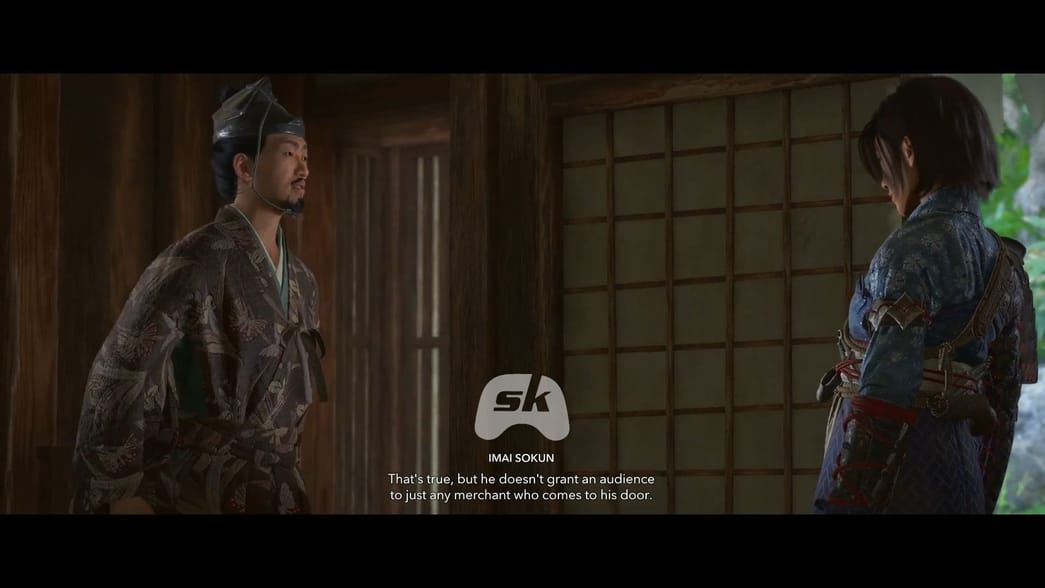 Assassin's Creed Shadows: Imai Sokyu's son and daughter dialogue choice ...