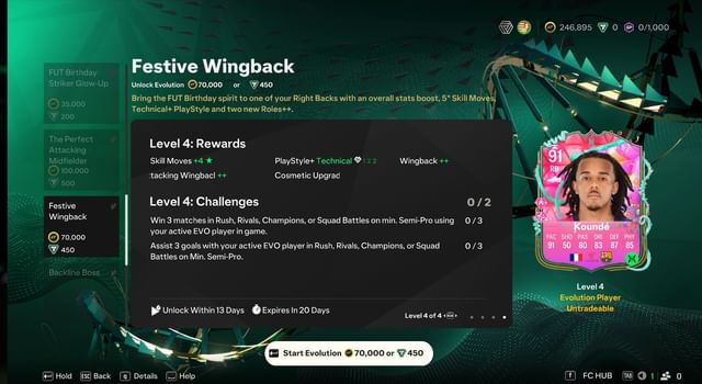 EA FC 25 Festive Wingback Evolution guide: Best players to use, all upgrades, requirements, and more