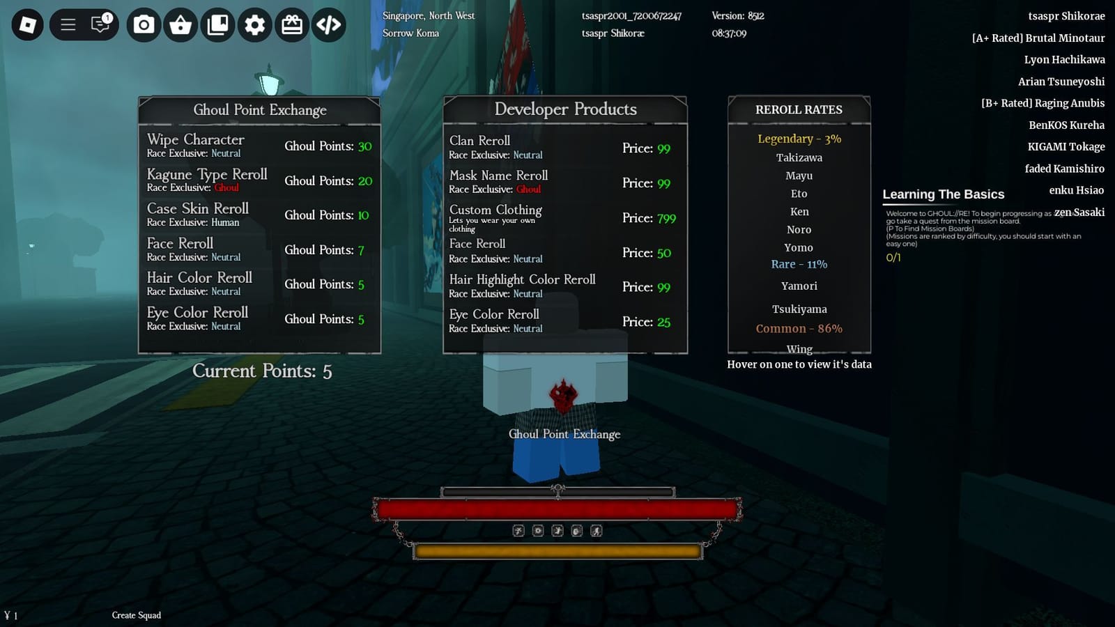 How to get and use Ghoul Points in Ghoul://Re