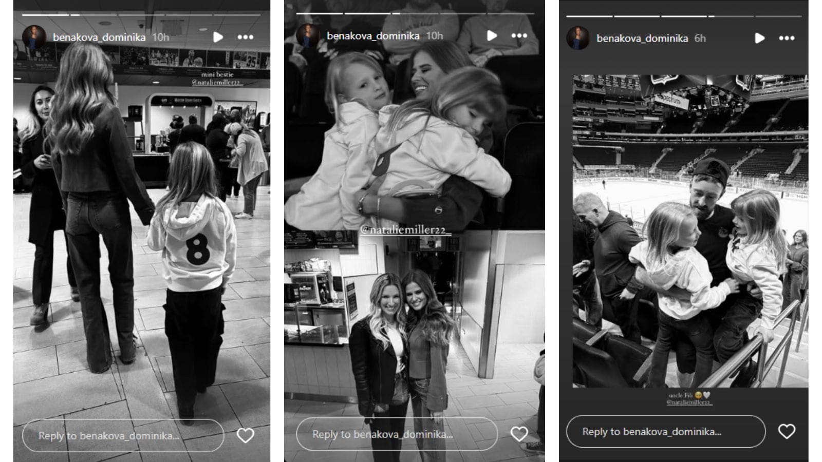In Photos: J.T. Miller's daughters embrace 'uncle' Filip Hronek and his ...