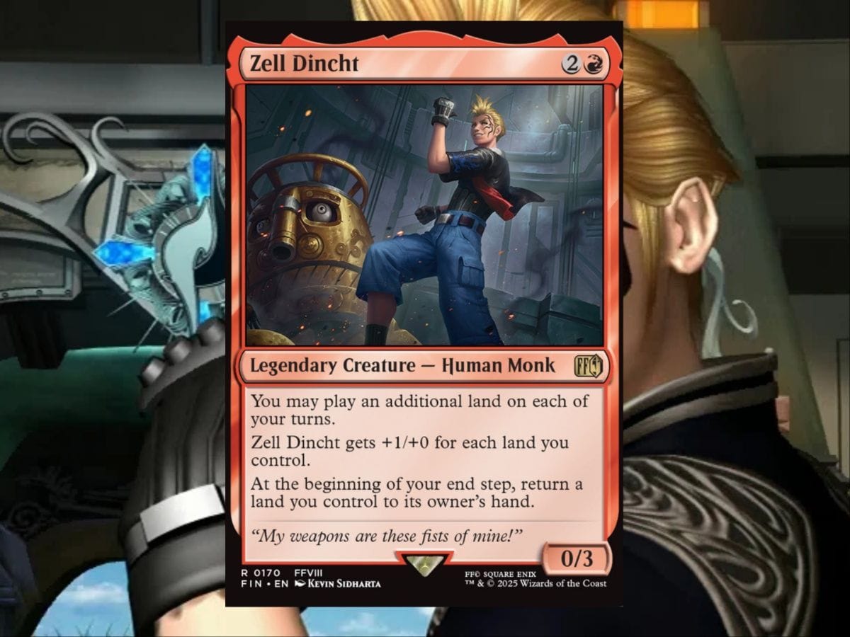 MTG Final Fantasy expansion reveals popular FF8's Zell Dincht as ...