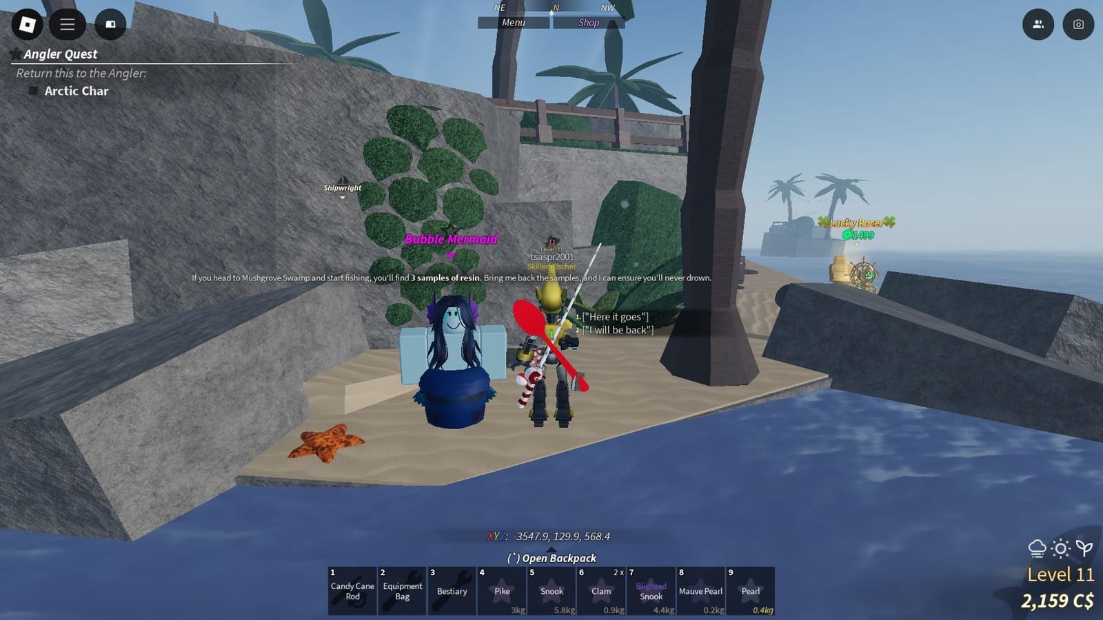 How to get and use Resin in Fisch