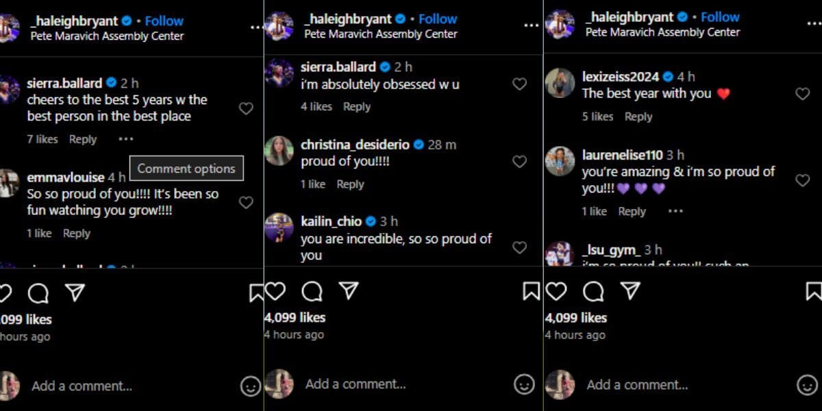 Haleigh Bryant makes her feelings known with an emotional note after ...