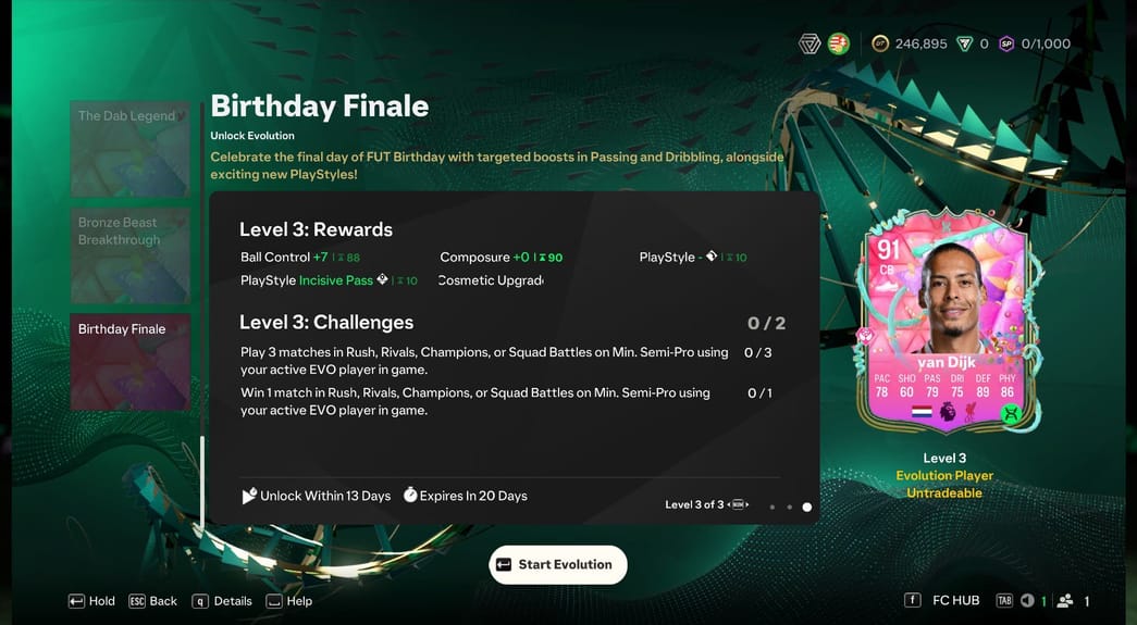 EA FC 25 Birthday Finale Evolution guide: Best players to use, all upgrades, requirements, and more