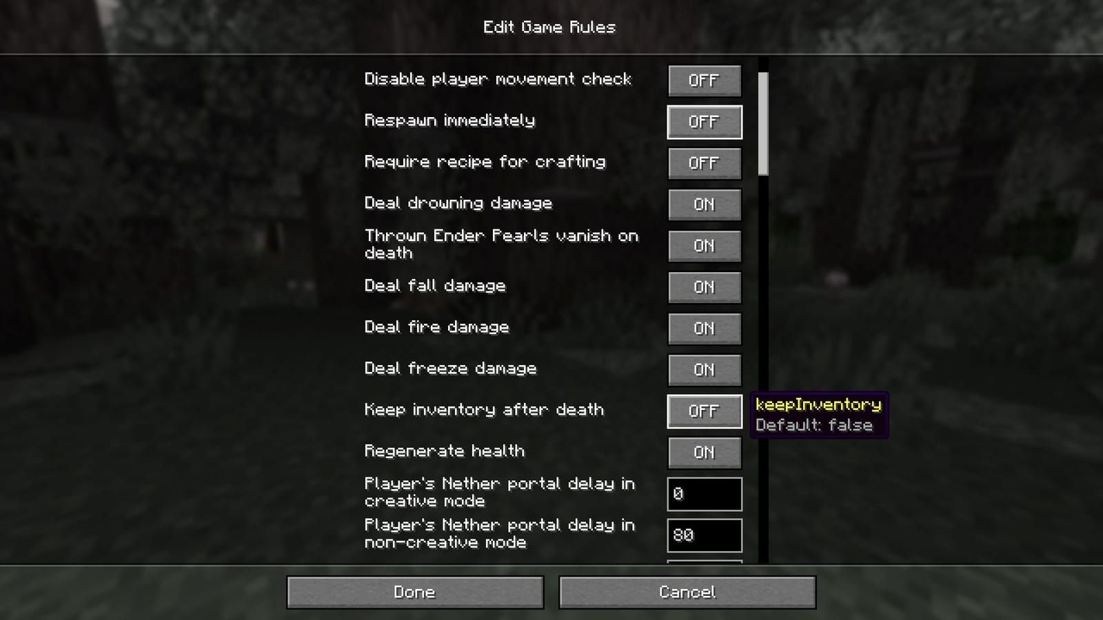 5 game rules worth changing in Minecraft