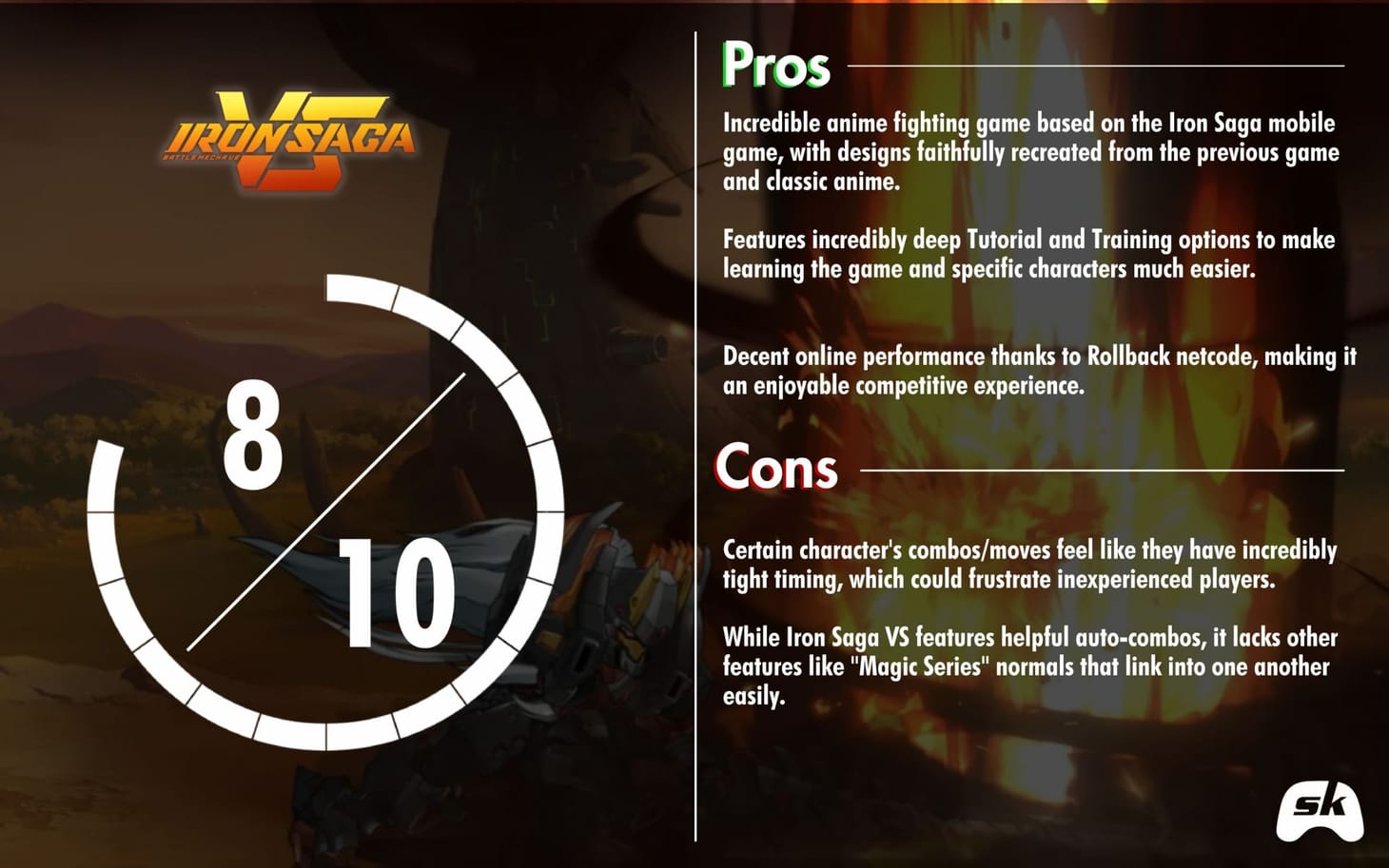 Iron Saga VS review: Super Robot Wars, but make it for the FGC