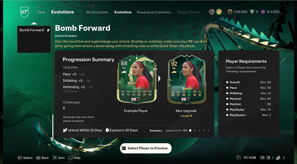 EA FC 25 Bomb Forward Evolution guide: Best players to use, all ...