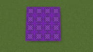 How to create patterns using glazed terracotta in Minecraft