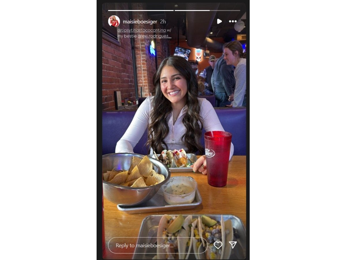 Nebraska Volleyball player Maisie Boesiger shares glimpse of spending ...