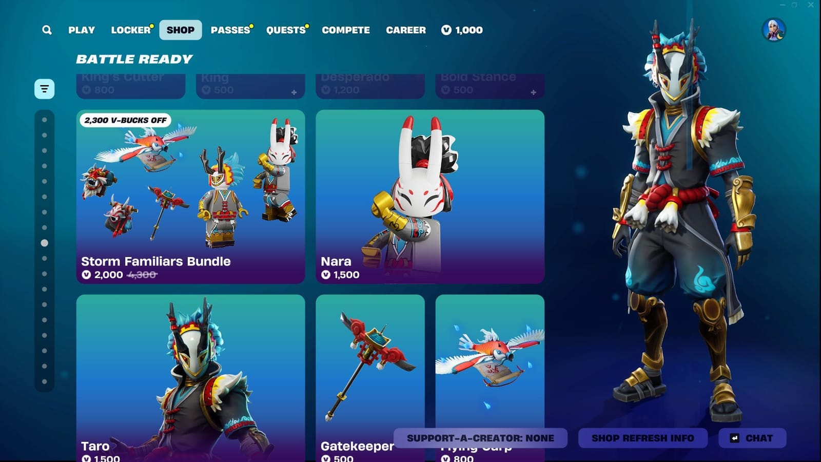 How to get the Nara and Taro skins in Fortnite