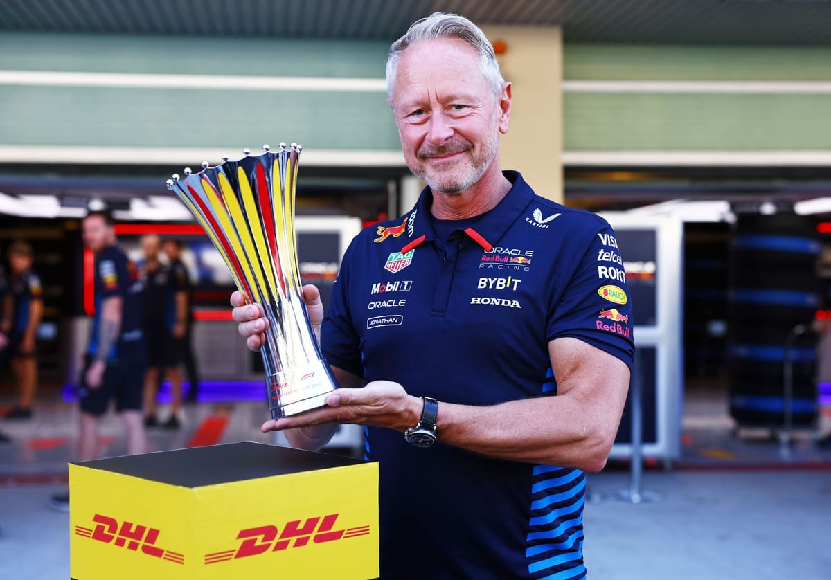 Key Red Bull supervisor Jonathan Wheatley leaves the team to begin work ...