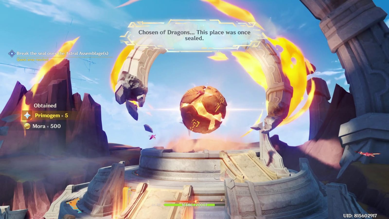 Genshin Impact The Frozen, Rekindling Land quest guide