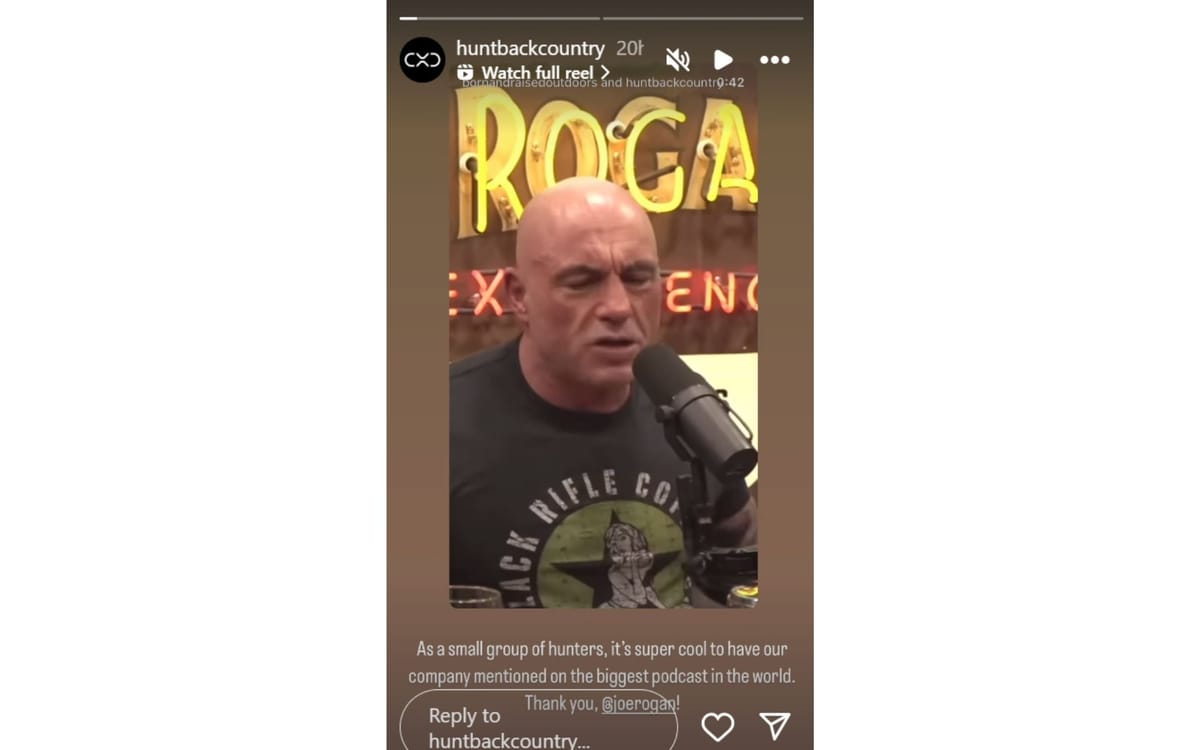 Hunting group express their heartfelt gratitude to Joe Rogan after ...