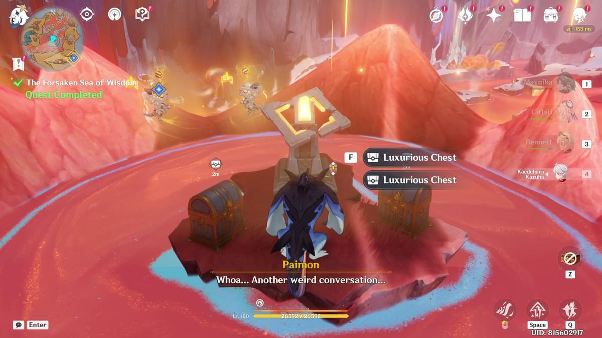 Genshin Impact The Forsaken Sea of Wisdom quest guide