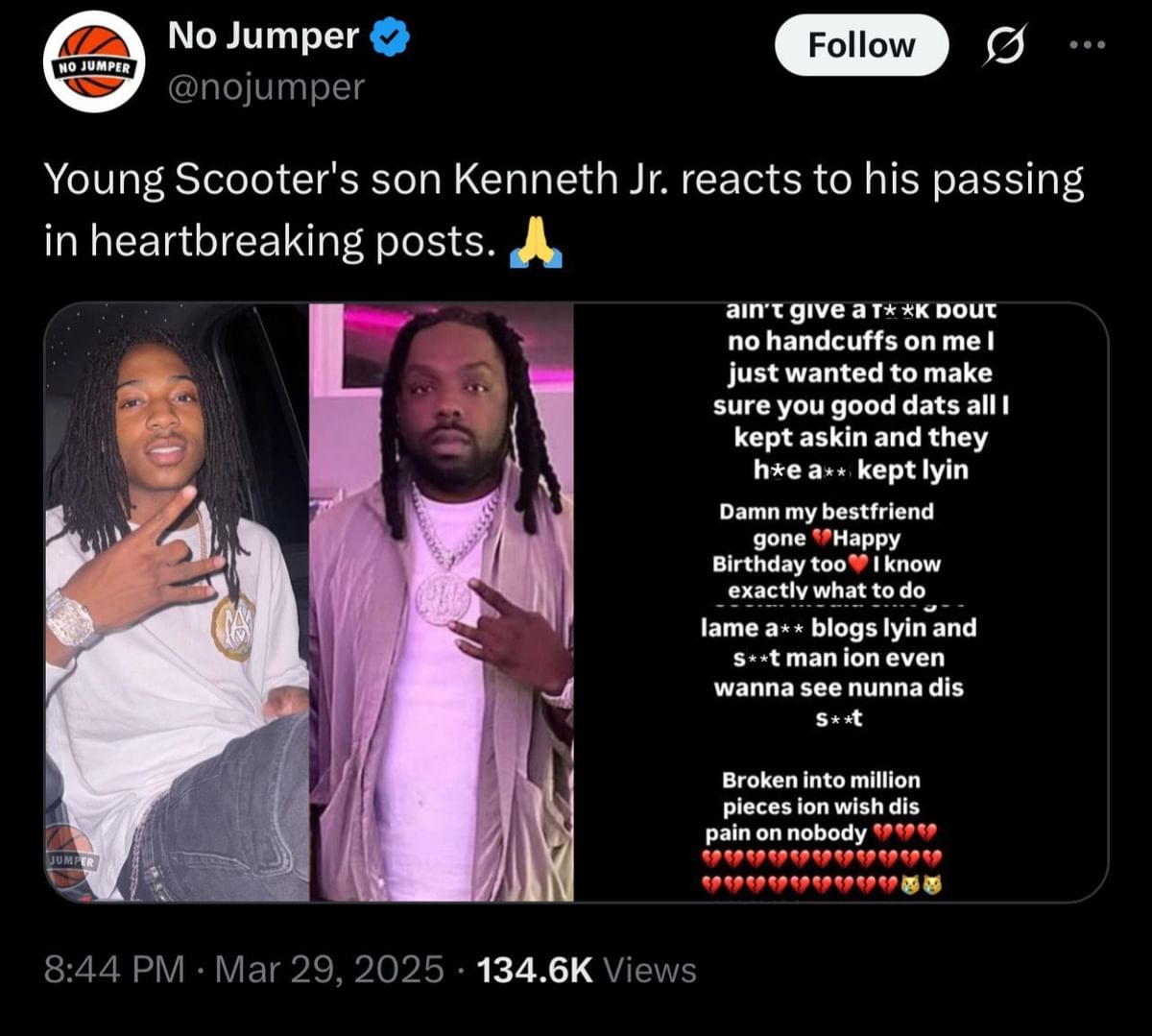 How did Young Scooter die? Rapper’s son Kenneth Jr. slams Atlanta Police in heartbreaking ...