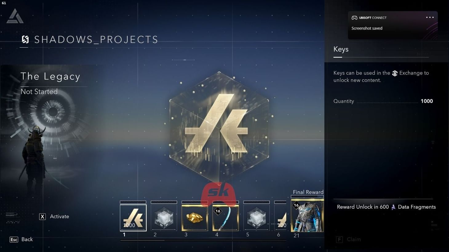 All current Assassin’s Creed Shadows Animus Hub Projects, rewards, and more