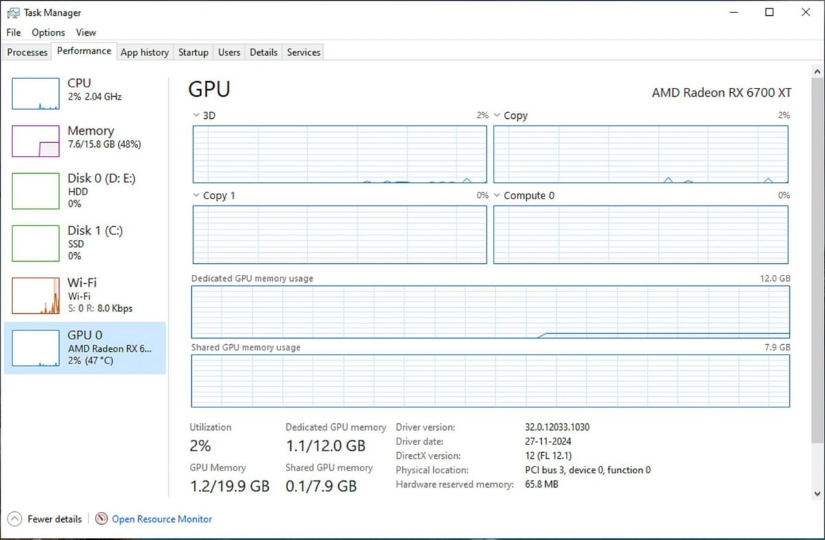 How to check the graphics card on Windows 11?