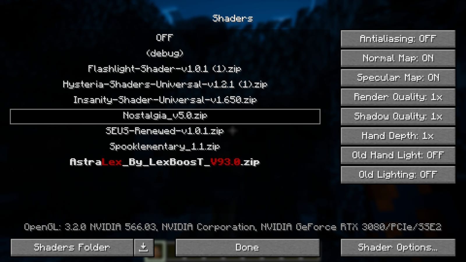 How to use shaders in Minecraft 1.21.5