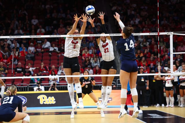 Rebekah Allick reacts to ex-Nebraska Volleyball stars Lexi Rodriguez ...