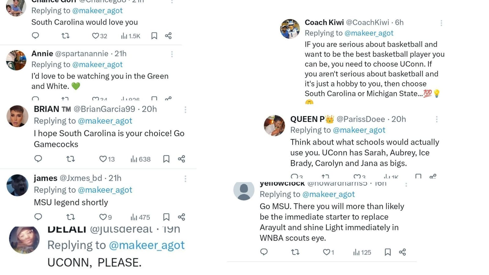 "Patiently waiting": Hoops fans react as Agot Makeer names Dawn Staley ...