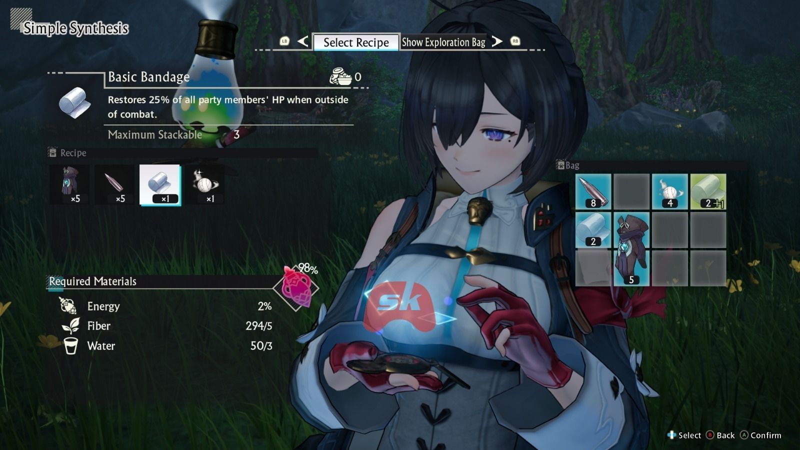 Synthesis system in Atelier Yumia: The Alchemist of Memories and the ...