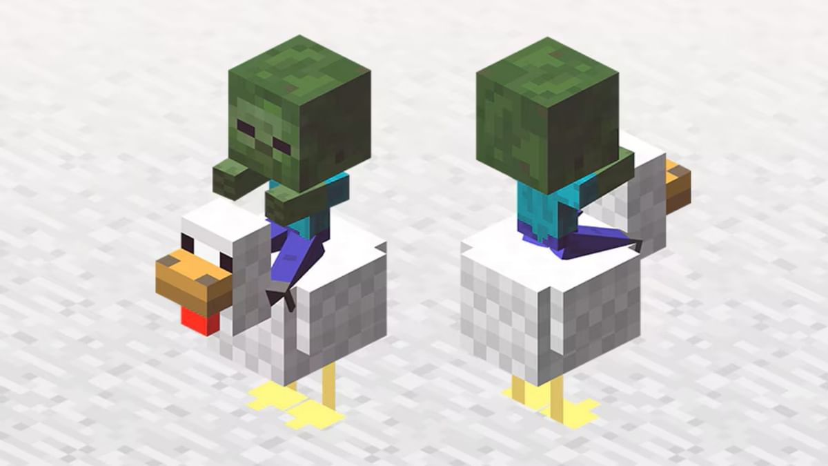 What is chicken jockey in A Minecraft Movie?