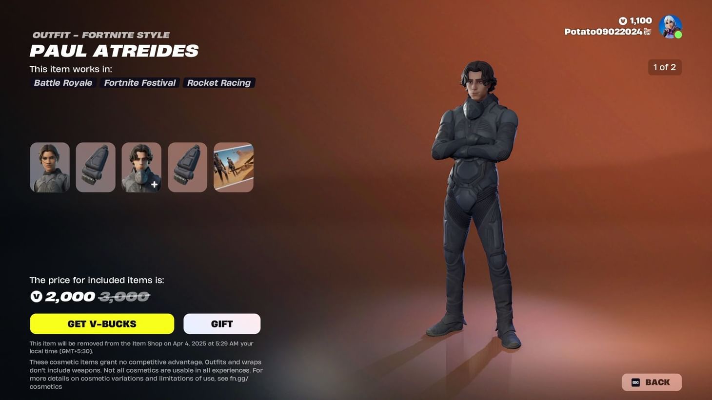 How to get the Paul Atreides and Chani (Dune) skins in Fortnite