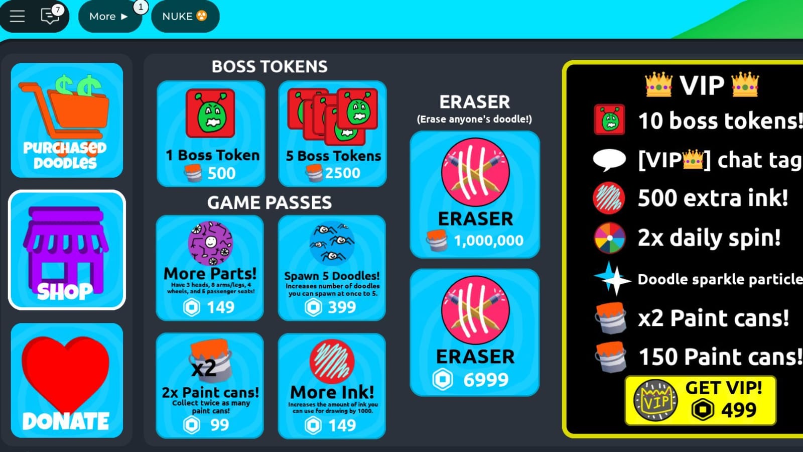 Drawings Attack codes (March 2025)