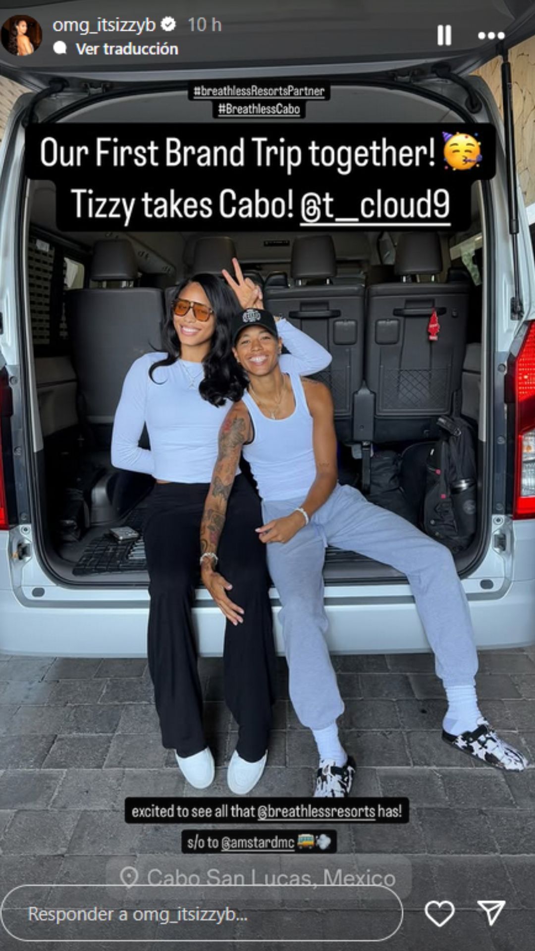 "Tizzy takes Cabo": Natasha Cloud and girlfriend Isabelle Harrison beam while enjoying their ...