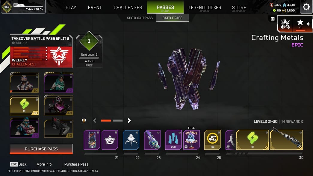 Apex Legends Season 24 Split 2 Battle Pass: All rewards and how to unlock