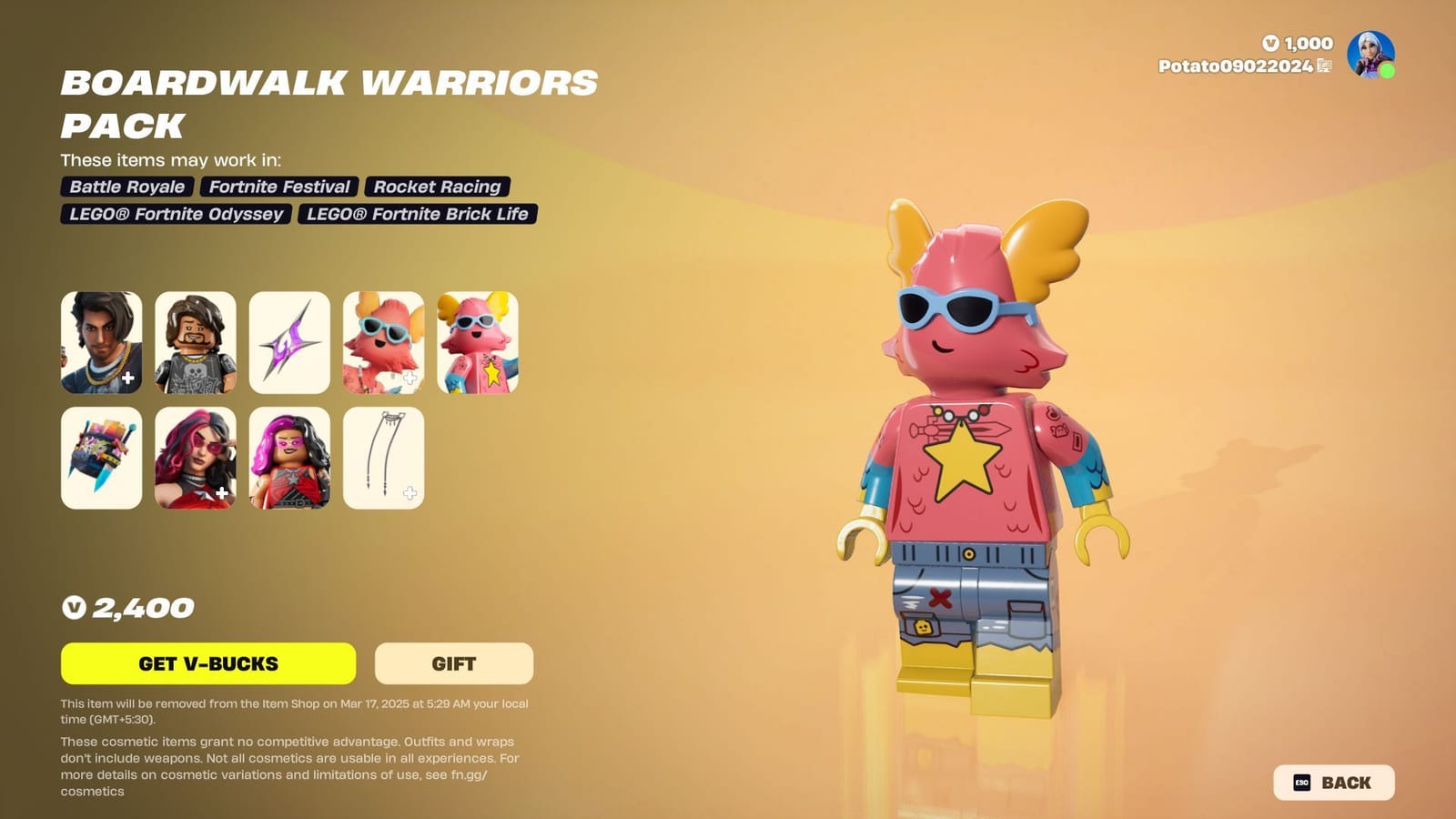 How to get the Boardwalk Warriors Pack in Fortnite