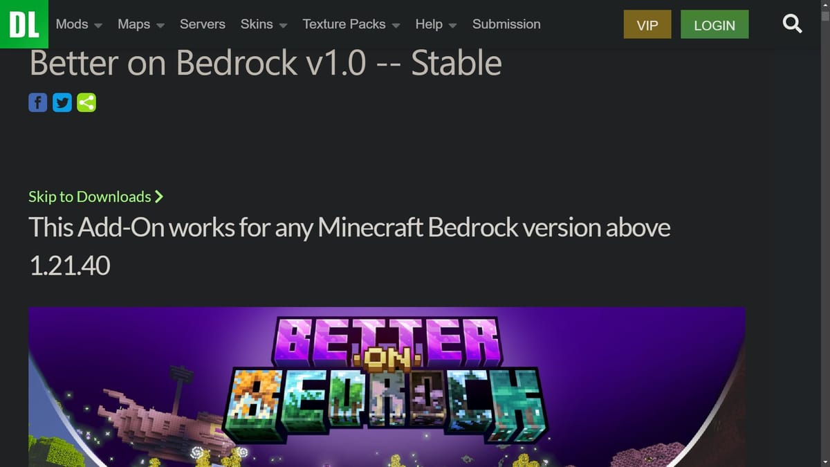 How to get and play Minecraft Better on Bedrock world