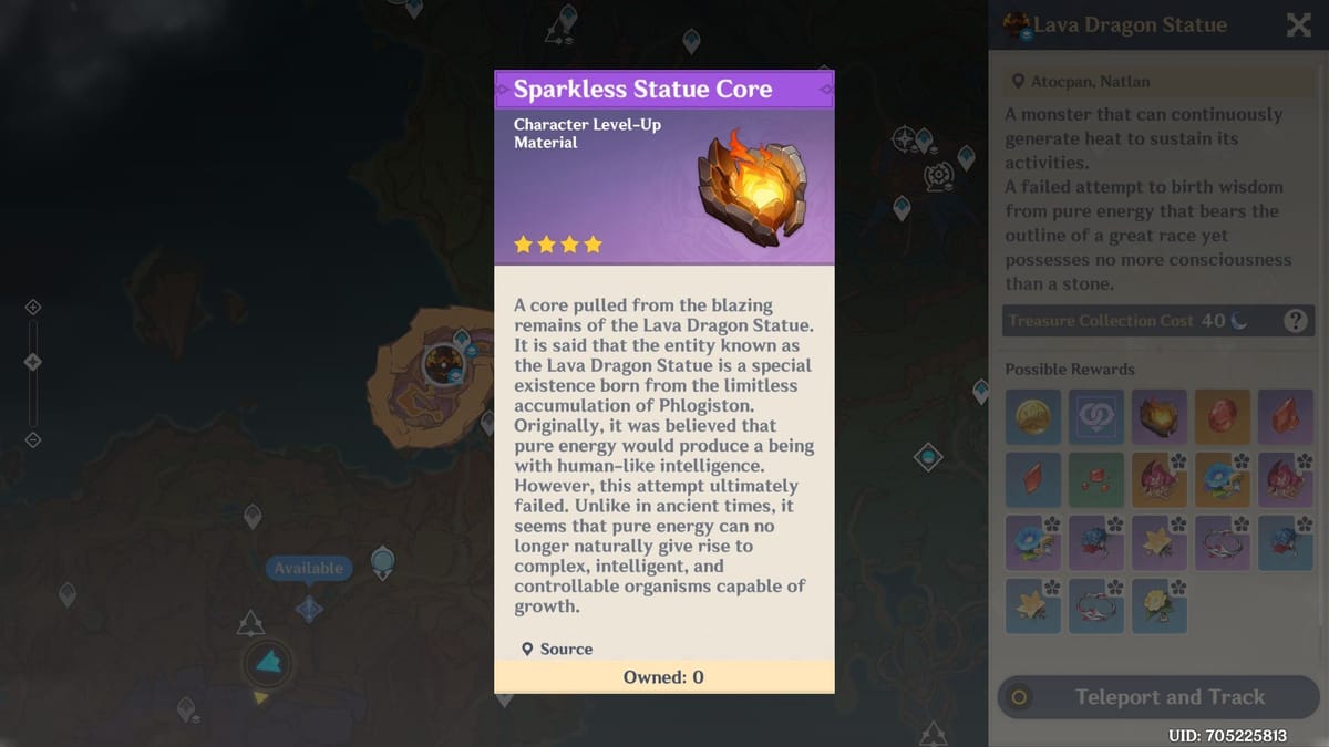 Genshin Impact Varesa ascension materials