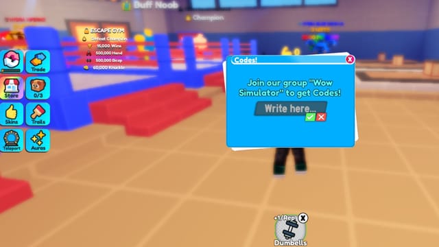 Thumb War Simulator codes