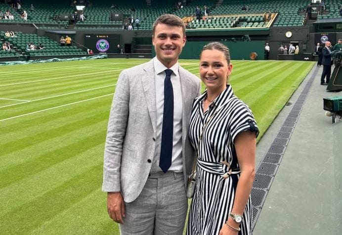 Who is Ludvig Aberg's girlfriend, Olivia Peet?