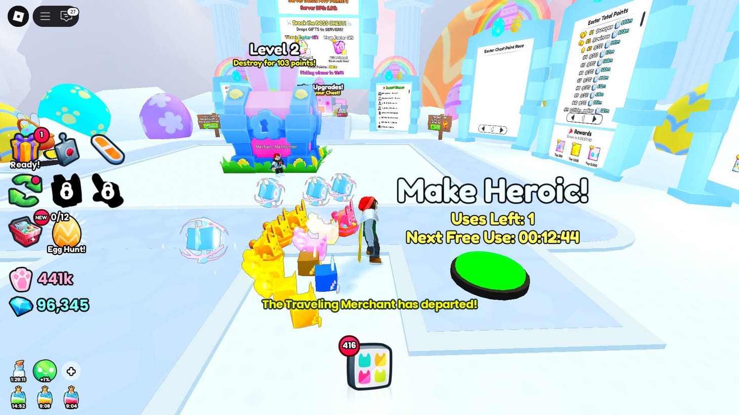 How to break the Easter Boss Chest in Pet Simulator 99