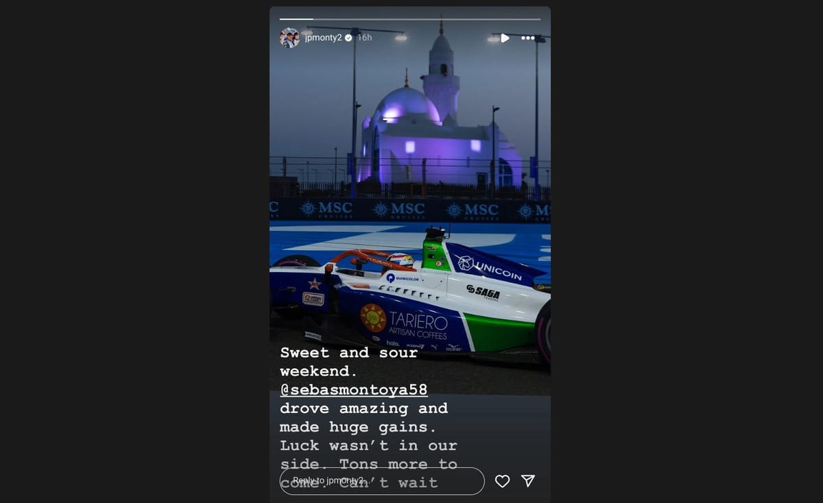 Juan Pablo Montoya experiences 'bittersweet' feelings after son ...
