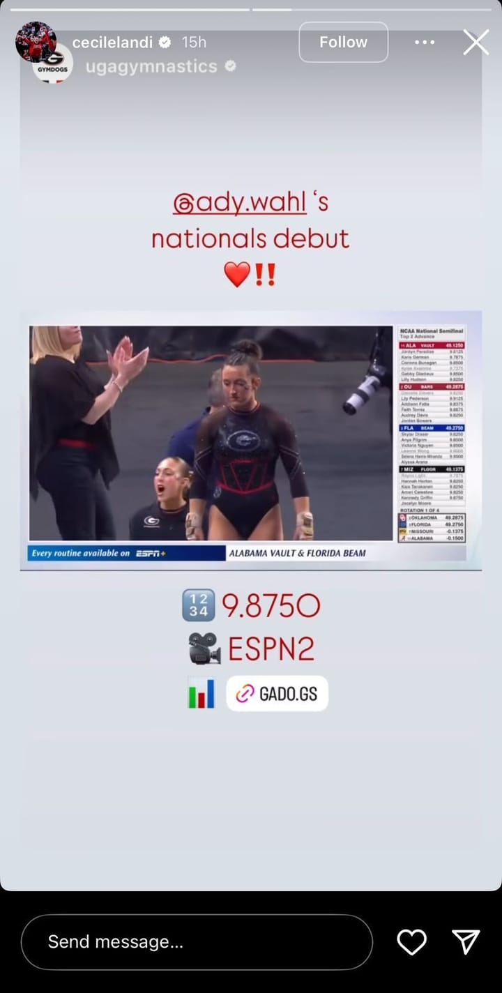 Simone Biles' former coach Cecile Landi reacts to Georgia gymnast ...