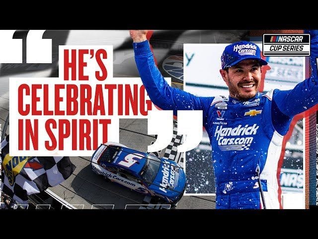 Kyle Larson and other Hendrick Motorsports members pay homage to late ...