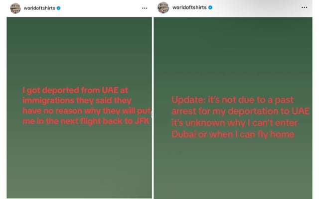 Joshua Block, aka World of T-Shirts, deported from Dubai supposedly ...