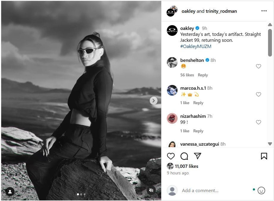 Ben Shelton stoked by girlfriend Trinity Rodman's latest collaboration ...