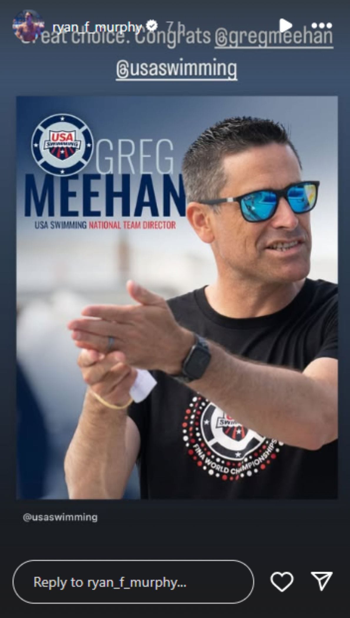 Ryan Murphy reacts as Greg Meehan takes charge as the new director of ...