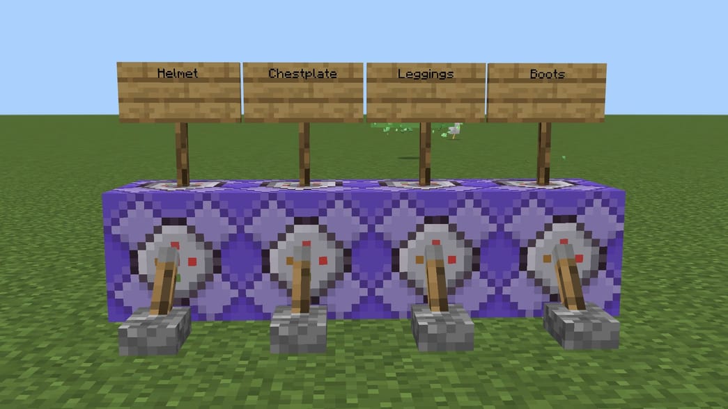 How to summon mob with armor in Minecraft Bedrock Edition